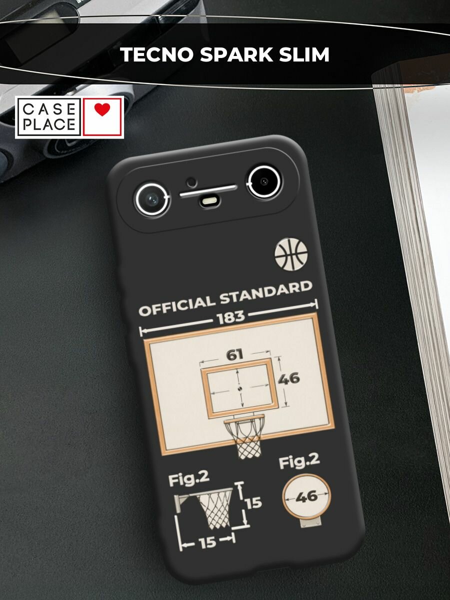 Чехол на Tecno Spark Slim / Текно Спарк Слим с принтом Official standard