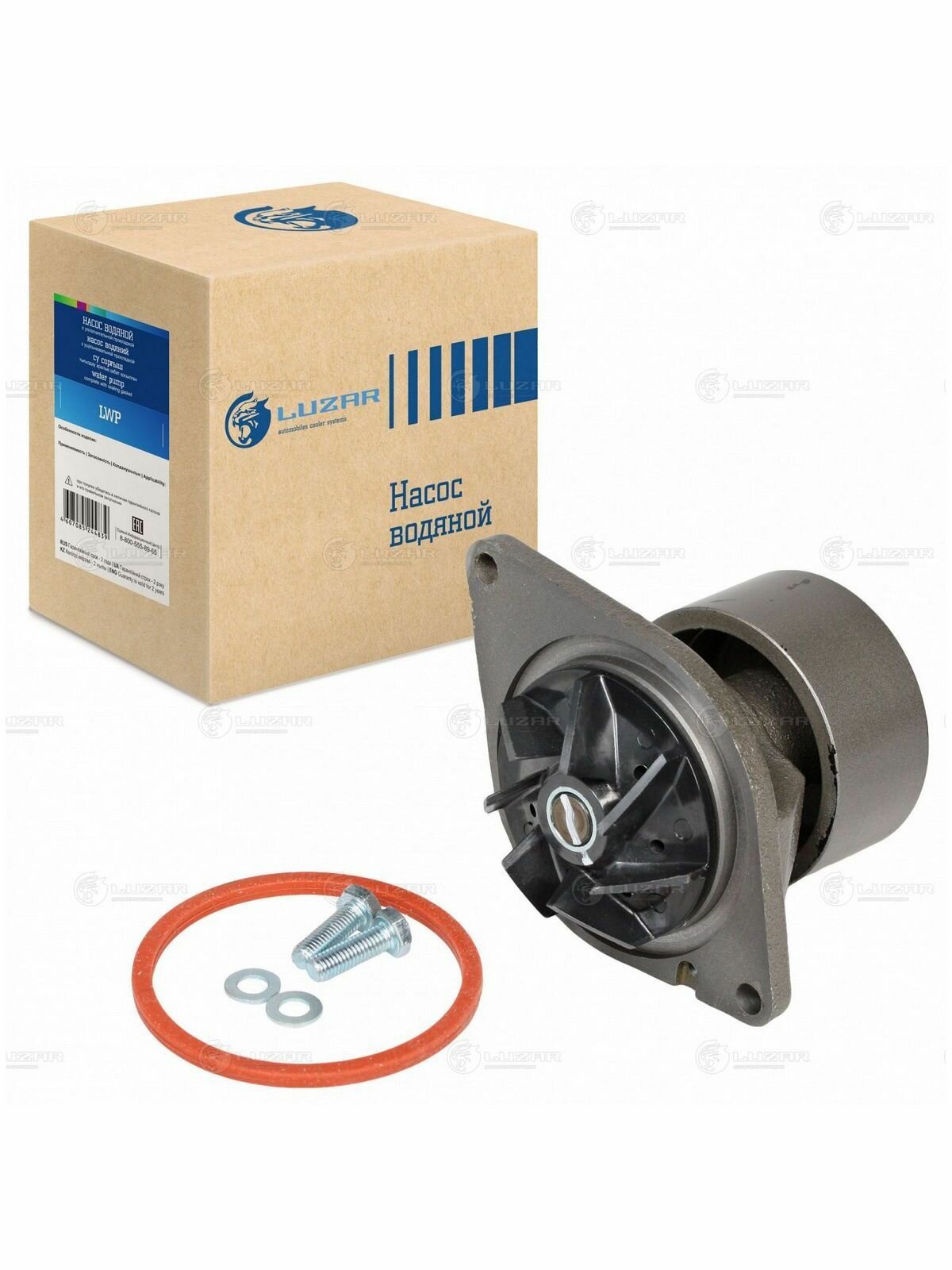 Насос водяной LUZAR LWP0767 для а/м LIAZ 5256, KAMAZ 4308 / Камаз