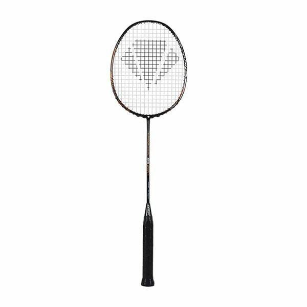 DECATHLON Ракетка для бадминтона Carlton Vapour Trail 85 Sunstorm, темно-серый, вес 85 г, натяжение до 13,5 кг