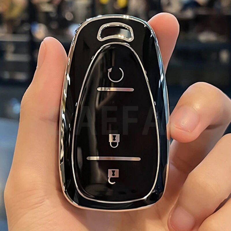 Чехол для ключа Jeep черный 3A Black