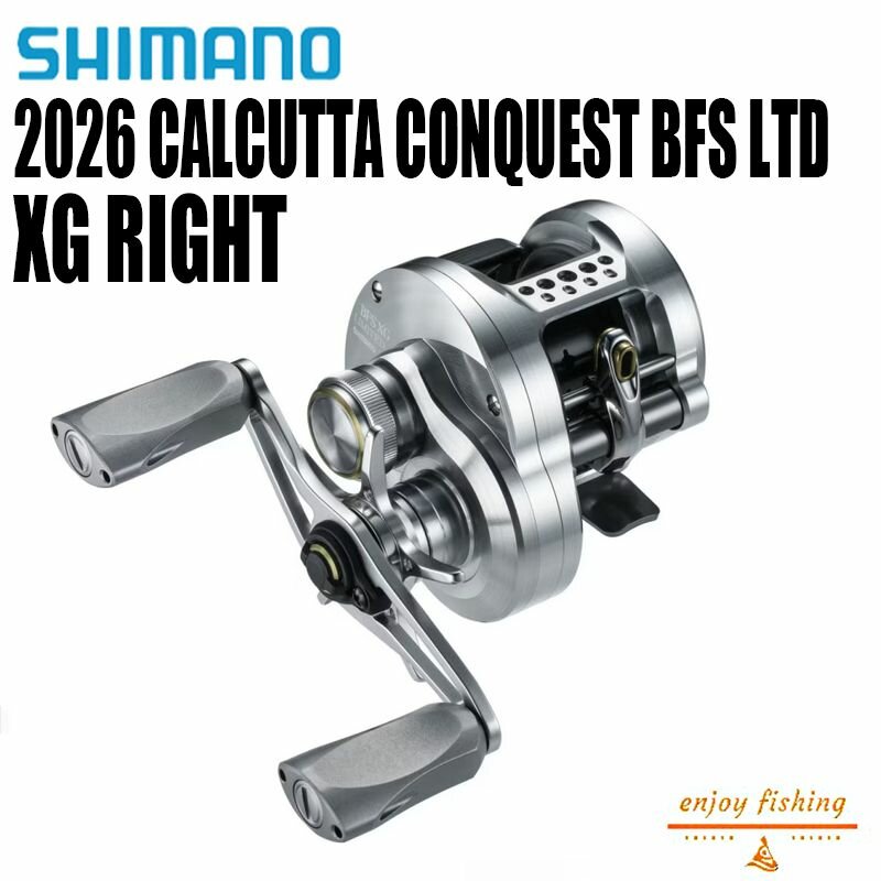 SHIMANO 2026 CALCUTTA CONQUEST BFS LIMITED XG Под правую руку Кастинговое Катушка