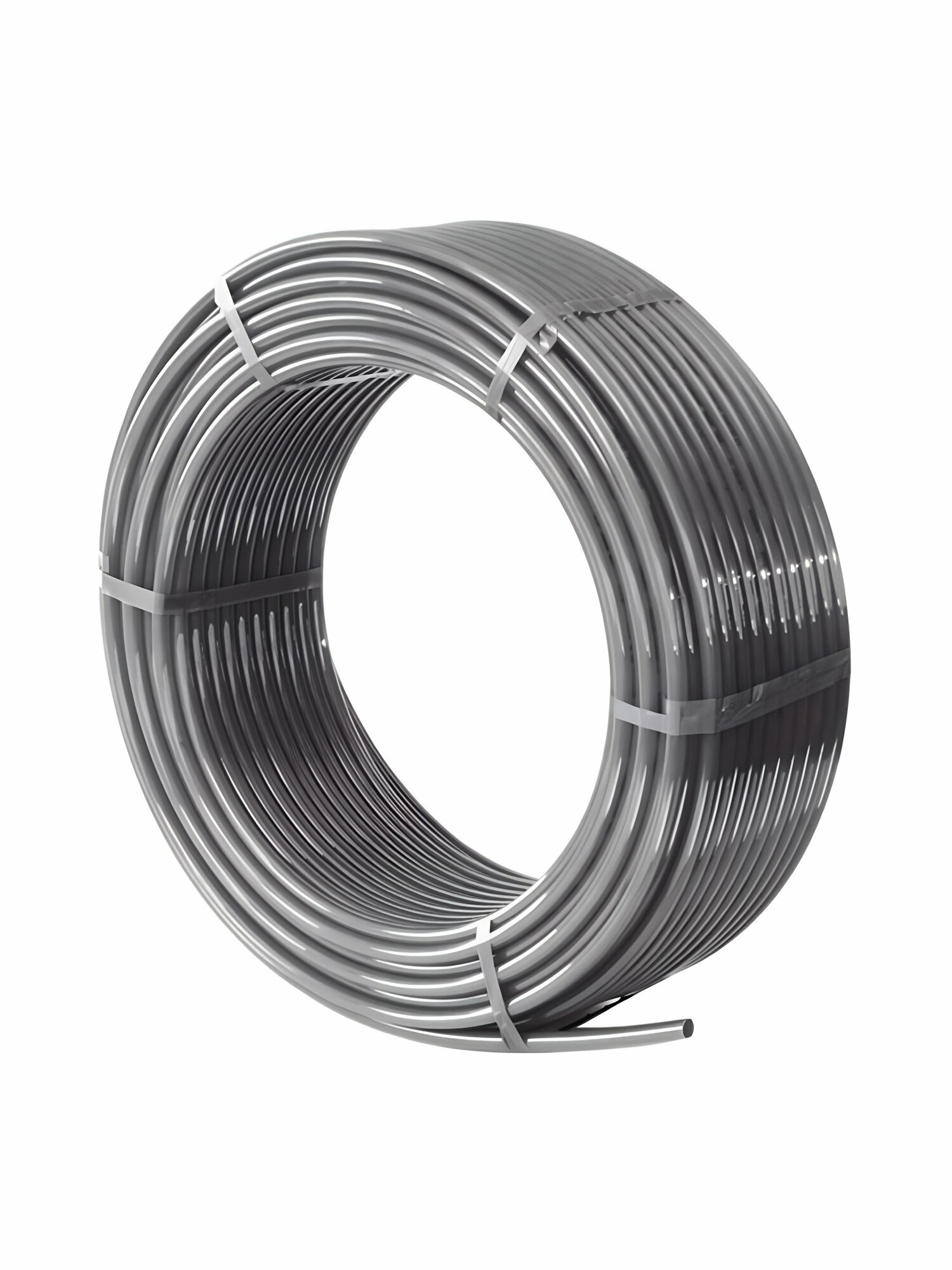 Труба для теплого пола диаметр 20х2 мм, серая, 100 м, PE-RT, РосТурПласт