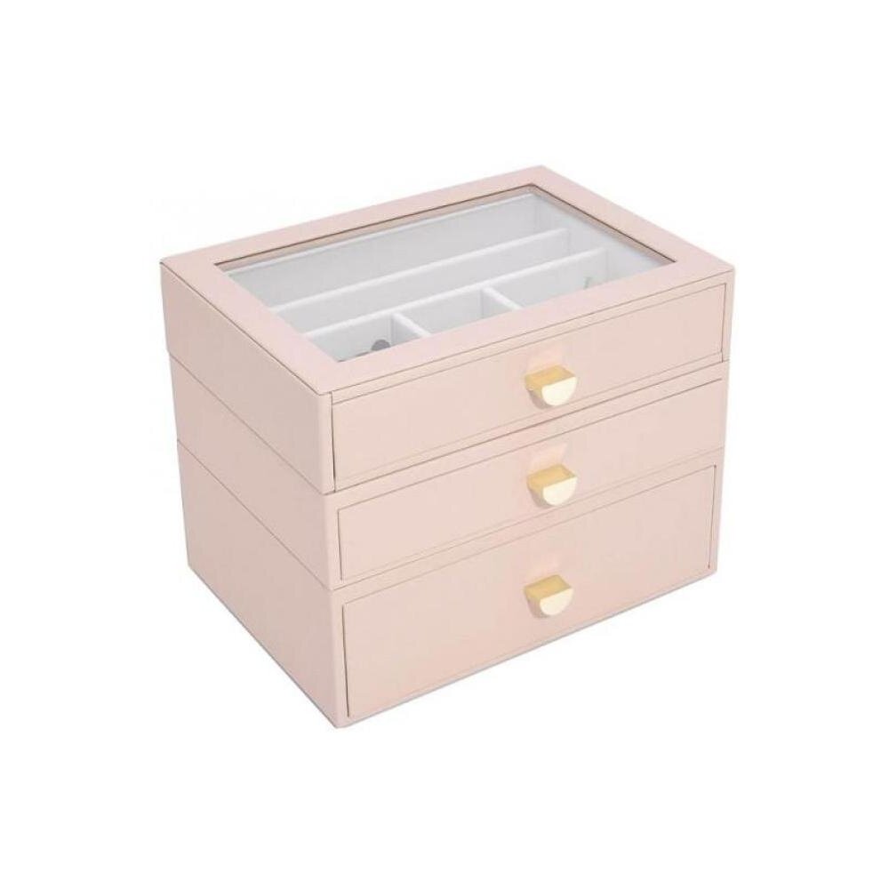 LC Designs 75887 Шкатулка-сет для драгоценностей lc designs, 25х18х17 см, розовая