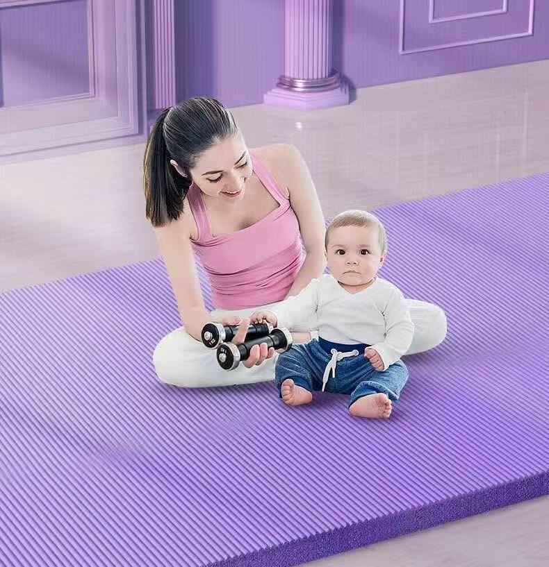 Коврик для фитнеса 1.5x185x90 см, используется для гимнастики, дорожный коврик