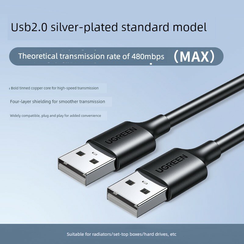 Двухсторонний кабель Greenlink USB 3.0 с двумя разъемами (штекер-штекер) для передачи данных, корпуса для мобильного