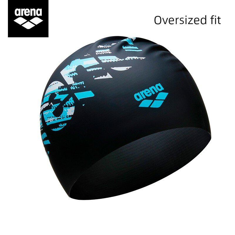 Шапочка для плавания Arena/Arina для мужчин и женщин, большая модель, силиконовая, водонепроницаемая, не давит на