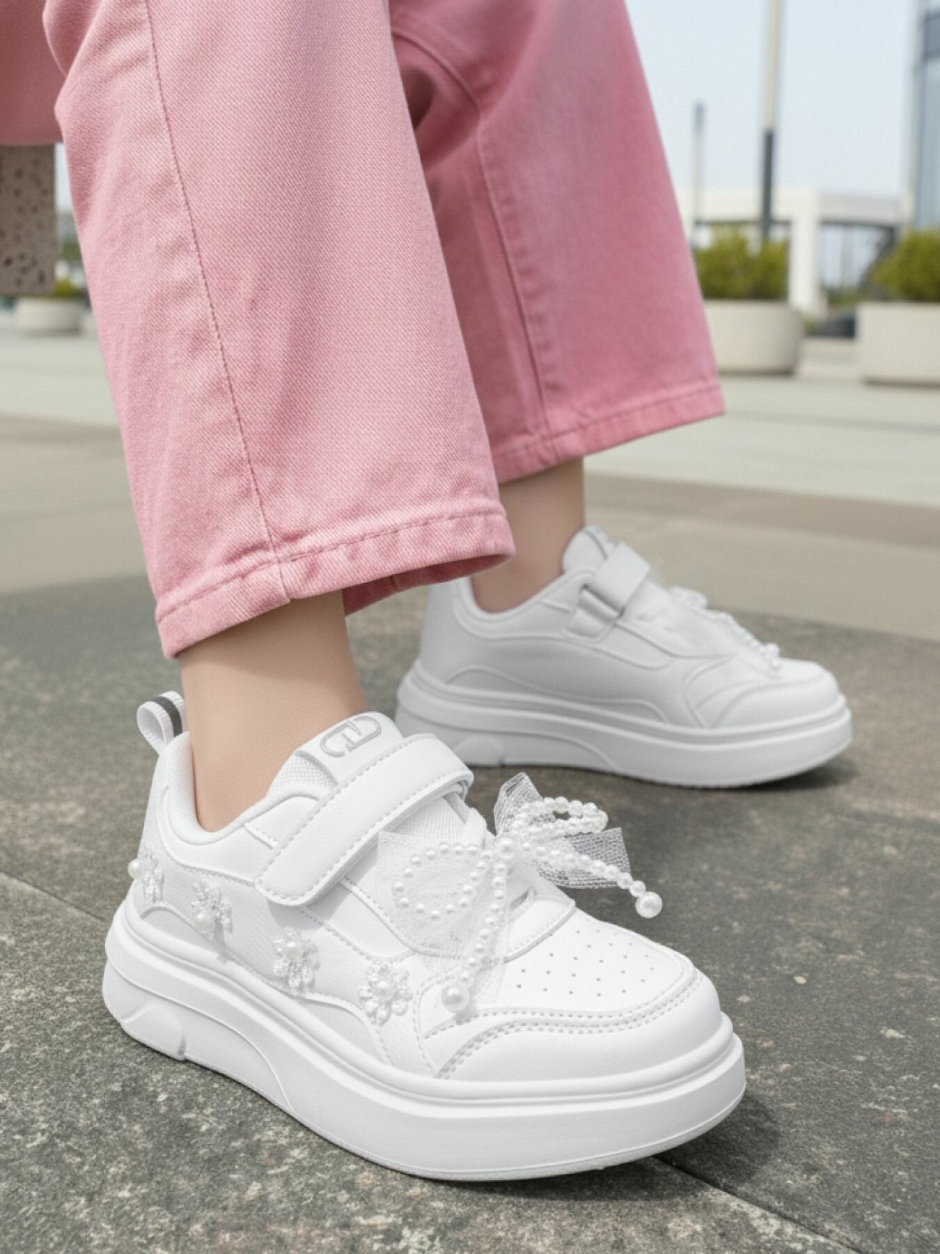 Кроссовки Кроссовки для девочек, T.TACCARDI, белый