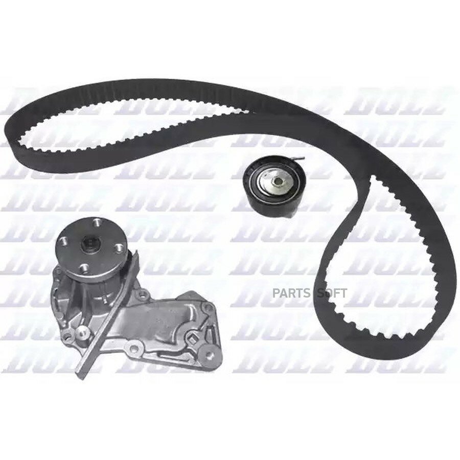 DOLZ KD070 Комплект ГРМ с насосом FORD FOCUS II/III 1.4/1.6i KD070