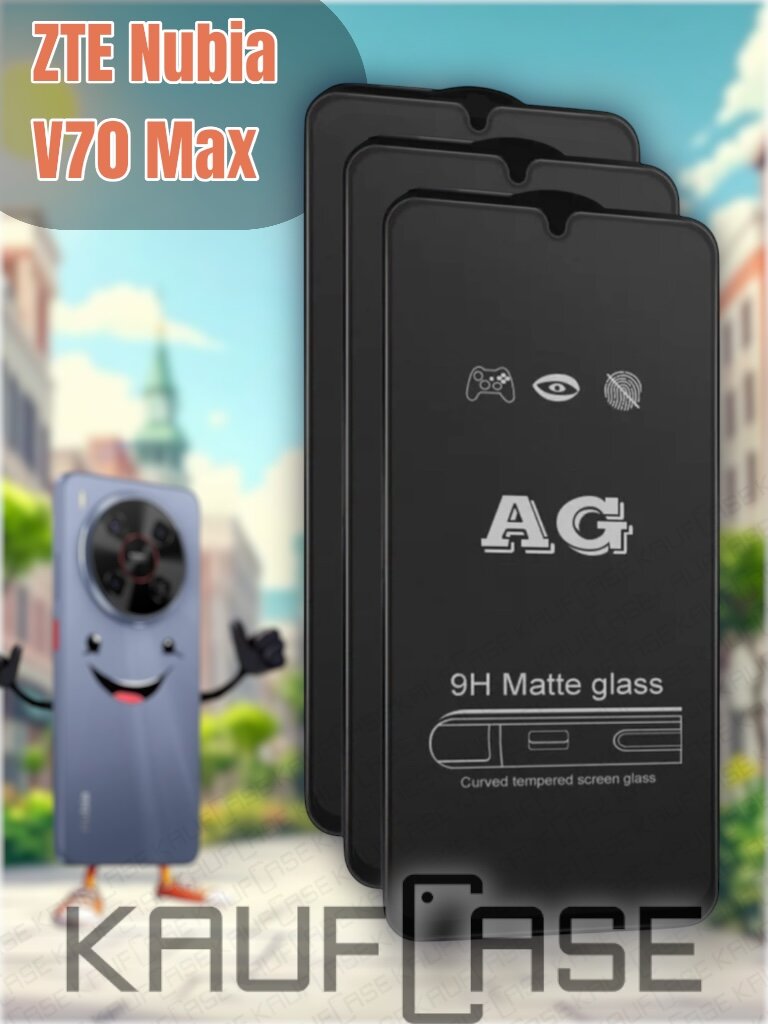Матовая защита экрана 3 шт ZTE Blade V70 Max