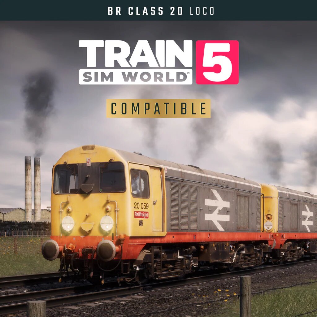 Дополнение Train Sim World 5: Class 20 'Chopper', цифровое издание PlayStation 4 и PlayStation 5, регион Индия / код пополнения баланса