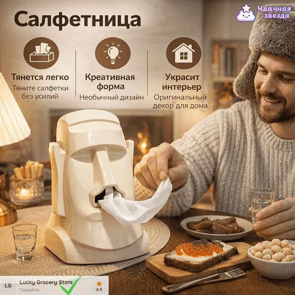Удачная звезда Салфетница