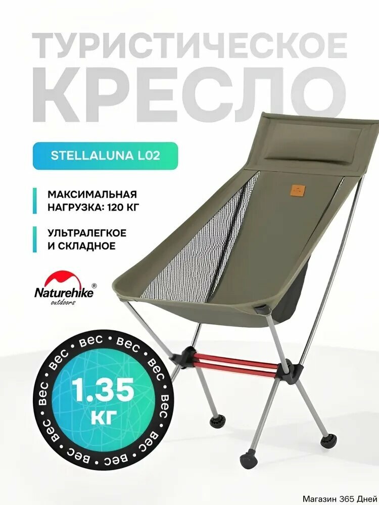 Стул складной туристический44 × 46 × 103 см