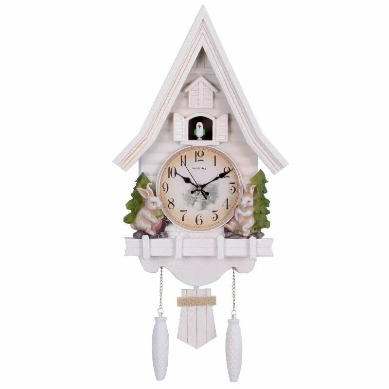 Настенные часы "Зайчики", 65 см х 32 см