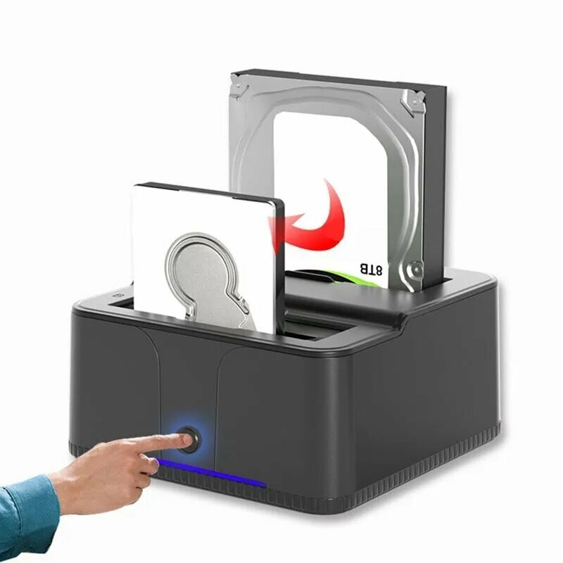 D2(T W Y H) Док-Станция Для Жестких Дисков 7-В-1 С Адаптером USB 3.0 На SATA (ЕС)