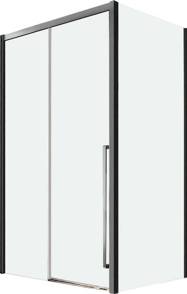Душевой уголок Veconi Premium Trento PTC-SP-30GR без поддона, стеклянный, 139x99, раздвижной, итальянский