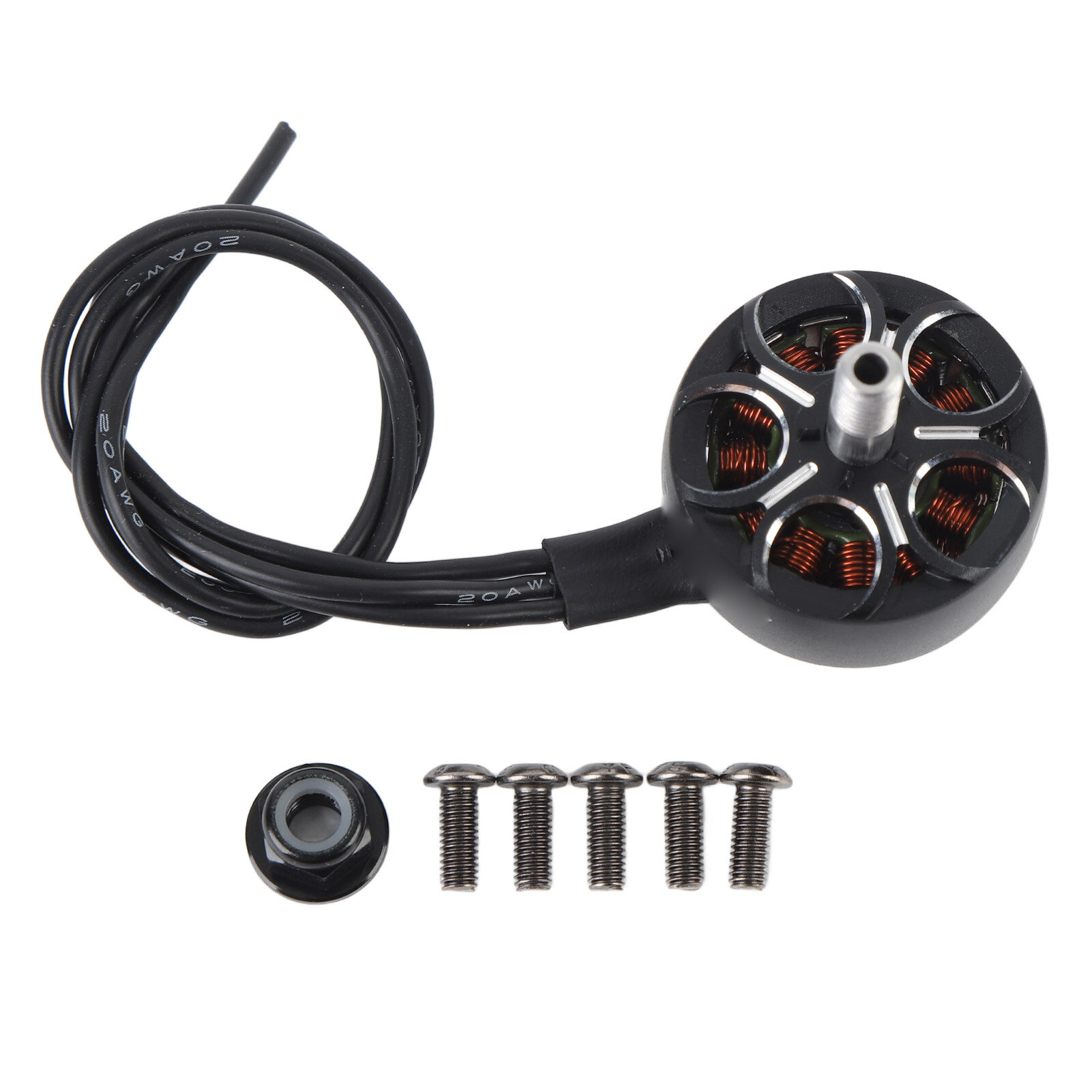 Бесколлекторный двигатель 1500KV 4-8S 33,6V, высокоэффективный, с большим крутящим моментом, для радиоуправляемых дронов FPV-гонок.