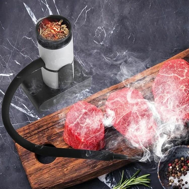 Smoking Gun Food Smoker kit, портативный генератор холодного дыма для мяса, напитков, барбекю