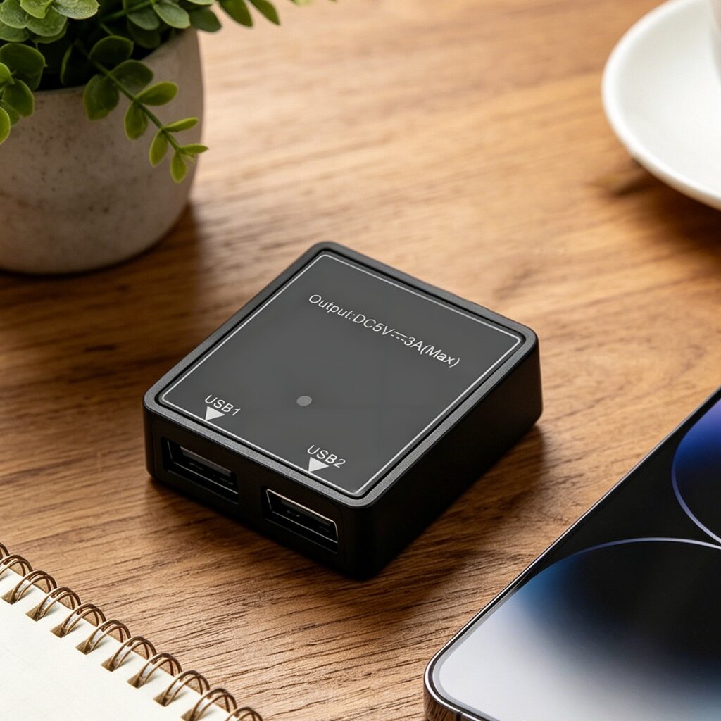 Портативное солнечное зарядное устройство USB для мотоциклов, автомобилей и активного отдыха