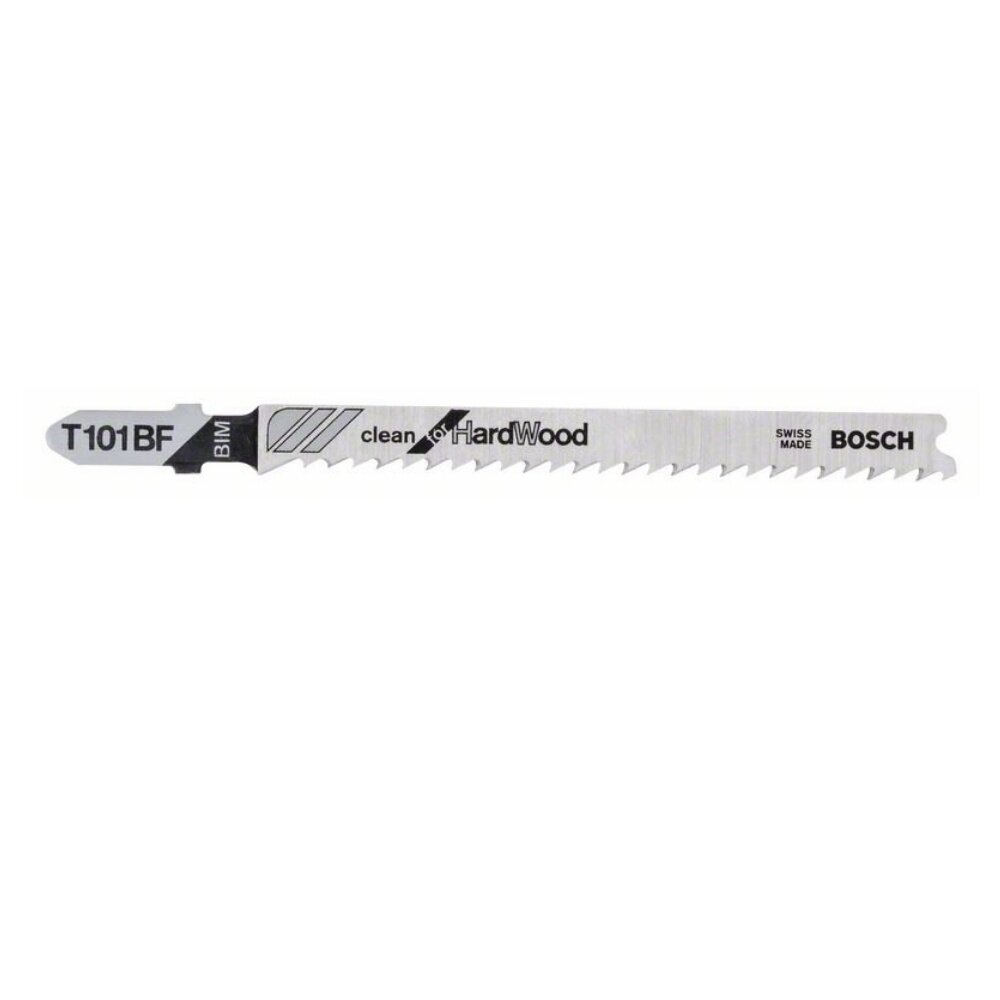 Пилка для лобзика Bosch T101BF BIM Clean HardWood по дереву 3-30мм 3 штуки 2608636226