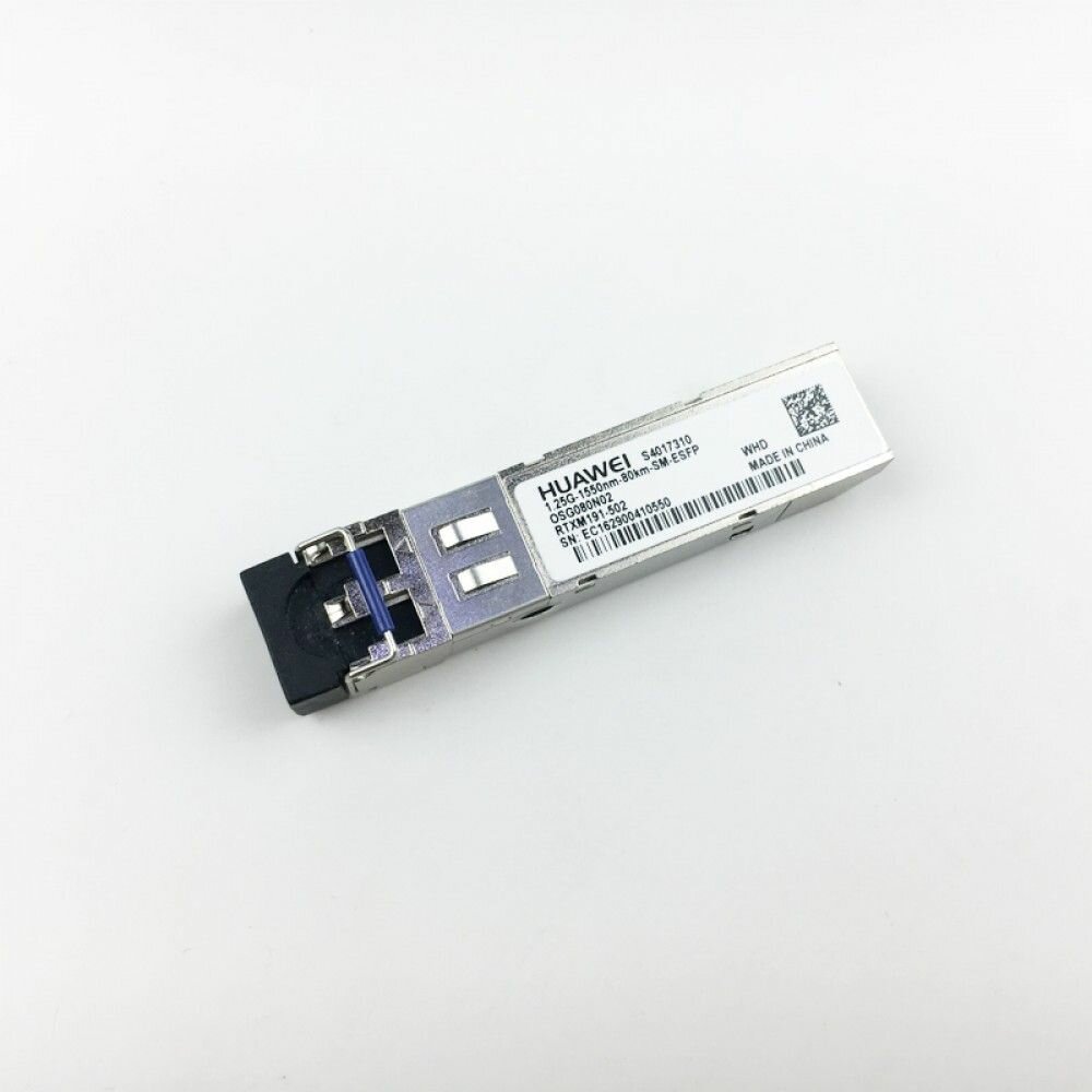 Трансивер Huawe* eSFP 1550nm 1.25Gb/s 2dBm 5dBm 23dBm LC SM 80km (S4017310)