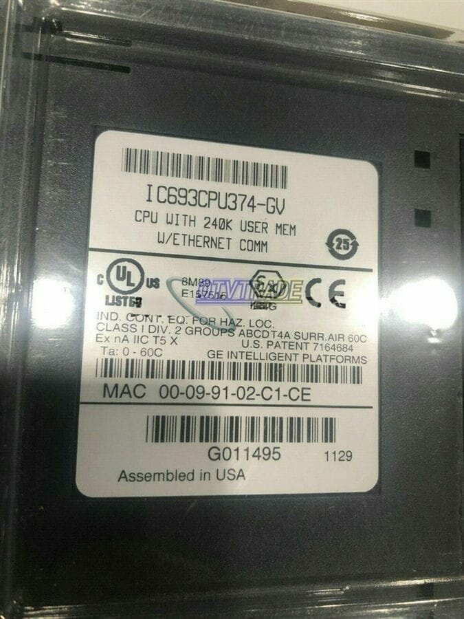 Модуль GE FANUC IC693CPU374-GV IC693CPU374 Processor module