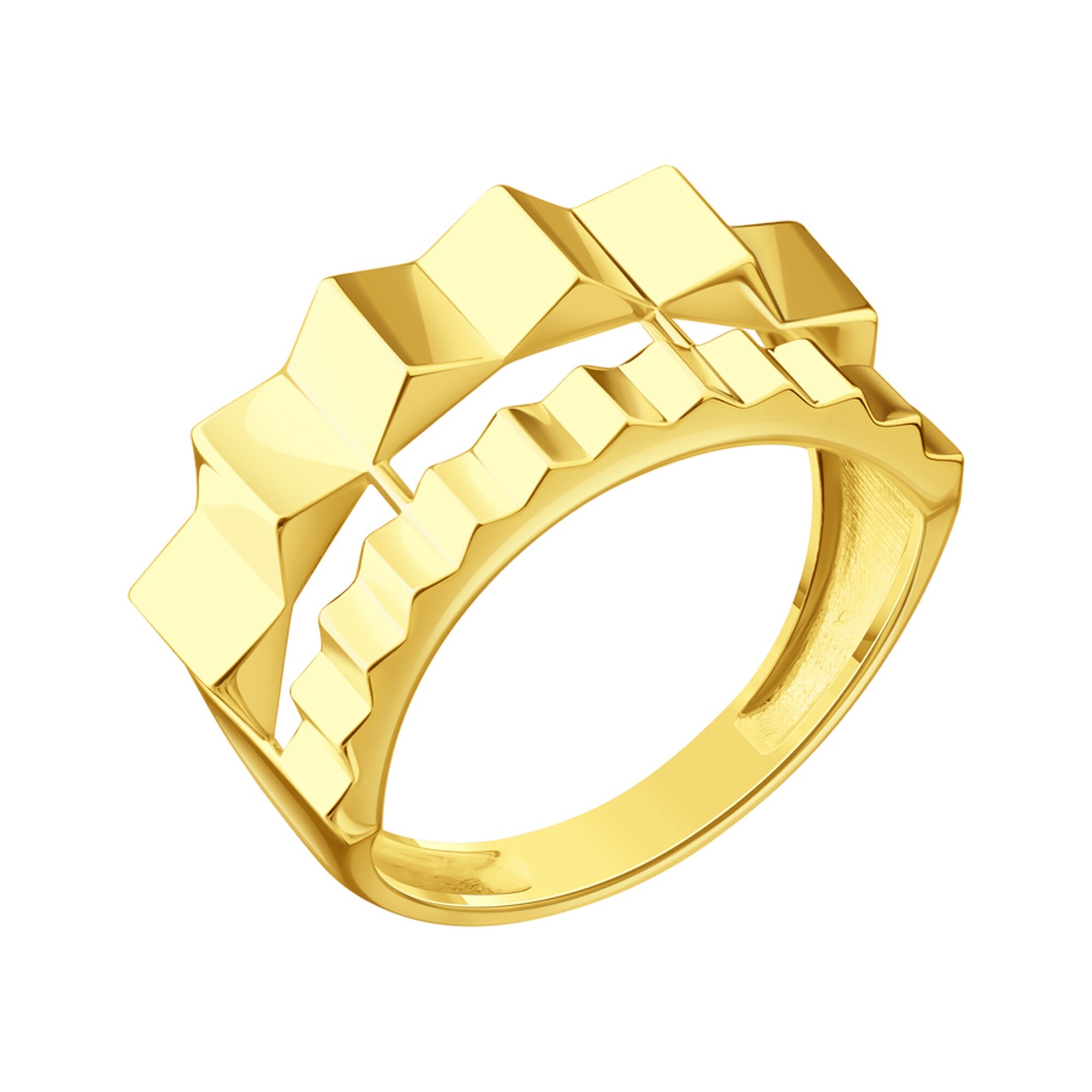 Кольцо Diamant online, желтое золото, 585 проба