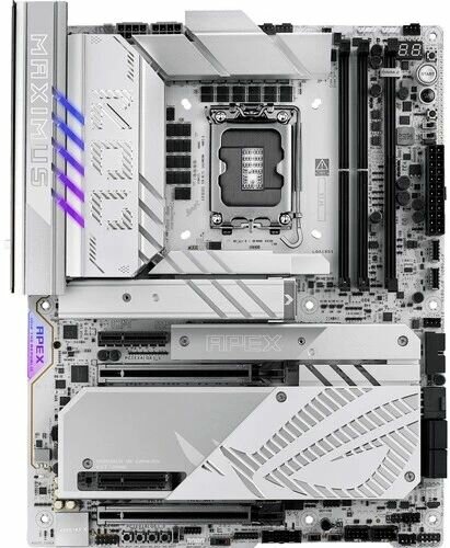 Материнская плата ASUS ROG MAXIMUS Z890 APEX - LGA 1851, Intel Z890, 2xDDR5-6400 МГц, 1xPCI-Ex16, 4xM.2, ATX