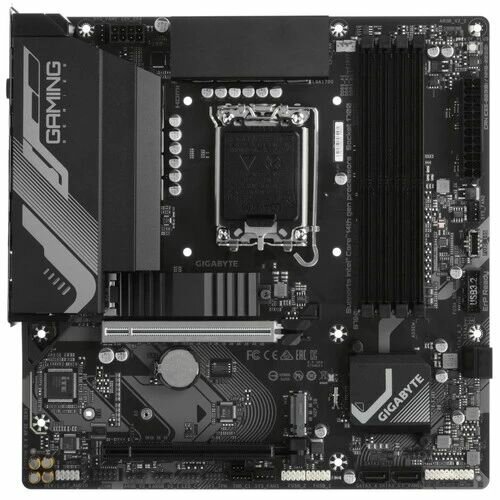 Материнская плата GIGABYTE B760M GAMING X WIFI6E GEN5 - LGA 1700, Intel B760, 4xDDR5-5600 МГц, 1xPCI-Ex16, 2xM.2, Micro-ATX