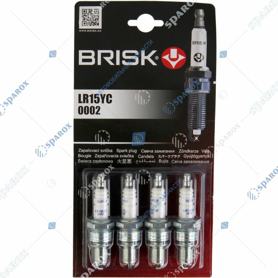 Свеча зажигания УМЗ-4213 Евро 3, ВАЗ BRISK LR15YC (к-т 4шт.)