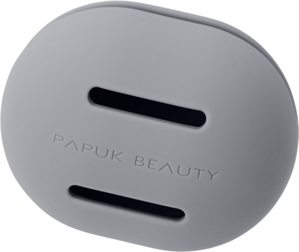 Papuk Beauty Силиконовый футляр для спонжа, серый Makeup Sponge Grey Case 130g