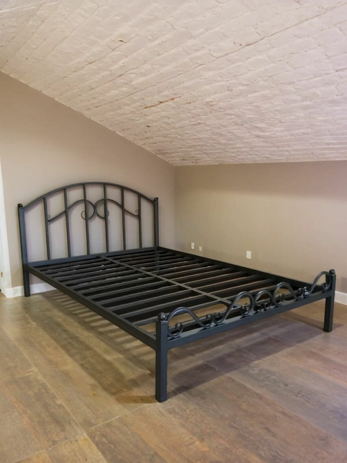 Кровать LOFT Mebel Ариэль-2 120x190, металлическая, с ортопедическими свойствами — фото 1