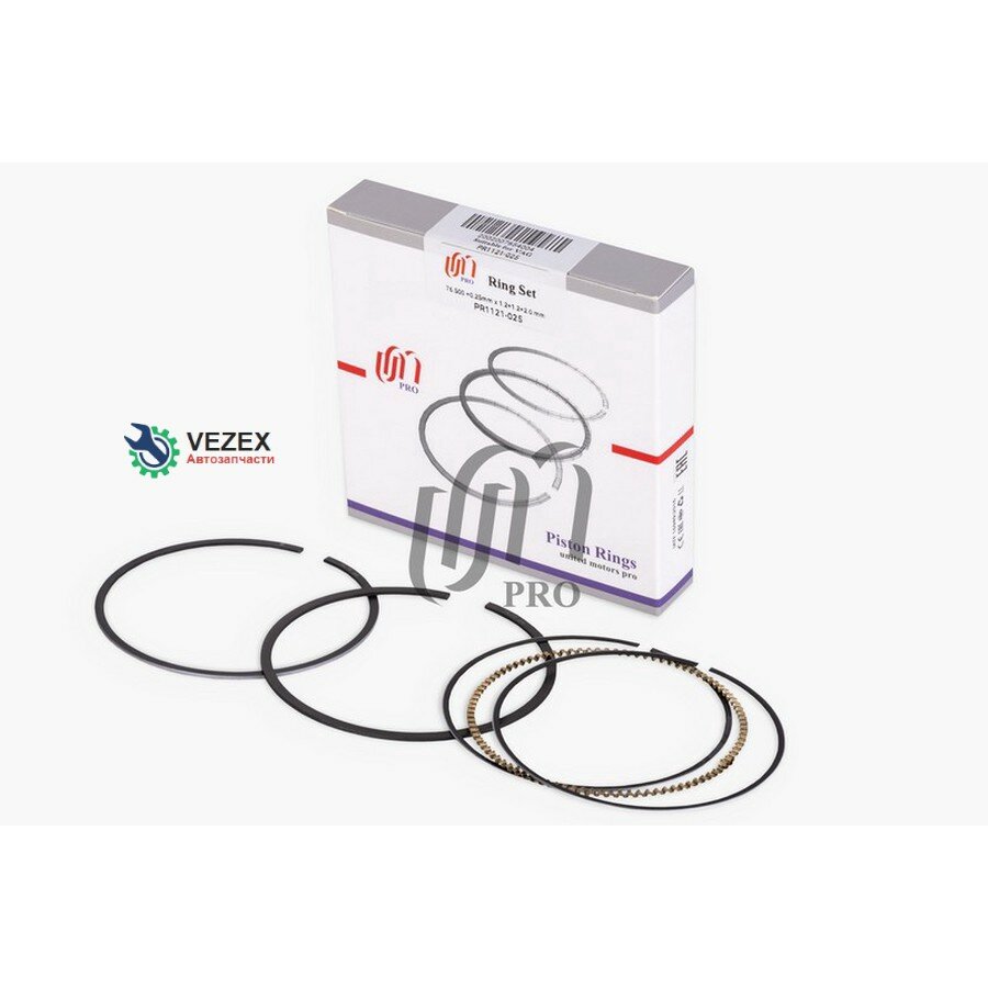 UMPRO PR1121-025 Кольца поршневые, комплект