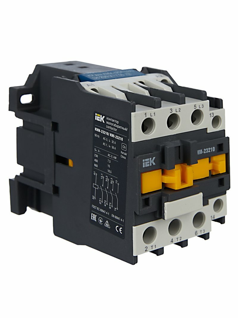 Контактор 18А 230В КМИ-23210 но 1зККМ11-018-232-10 IEK