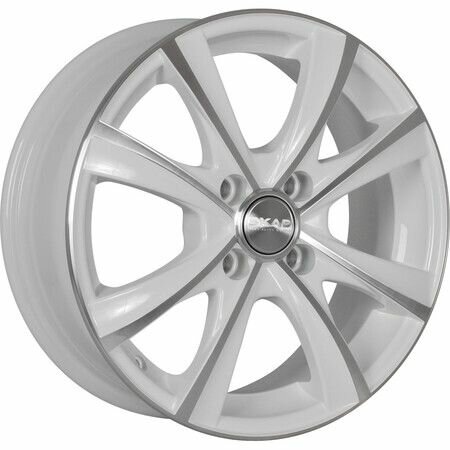 Колесный литой диск СКАД Мальта R14x5.5 4x100 ET38 CB67.1 Almaz_white