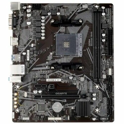Материнская плата Gigabyte A520M K V2 (V1.1), AM4, AMD A520