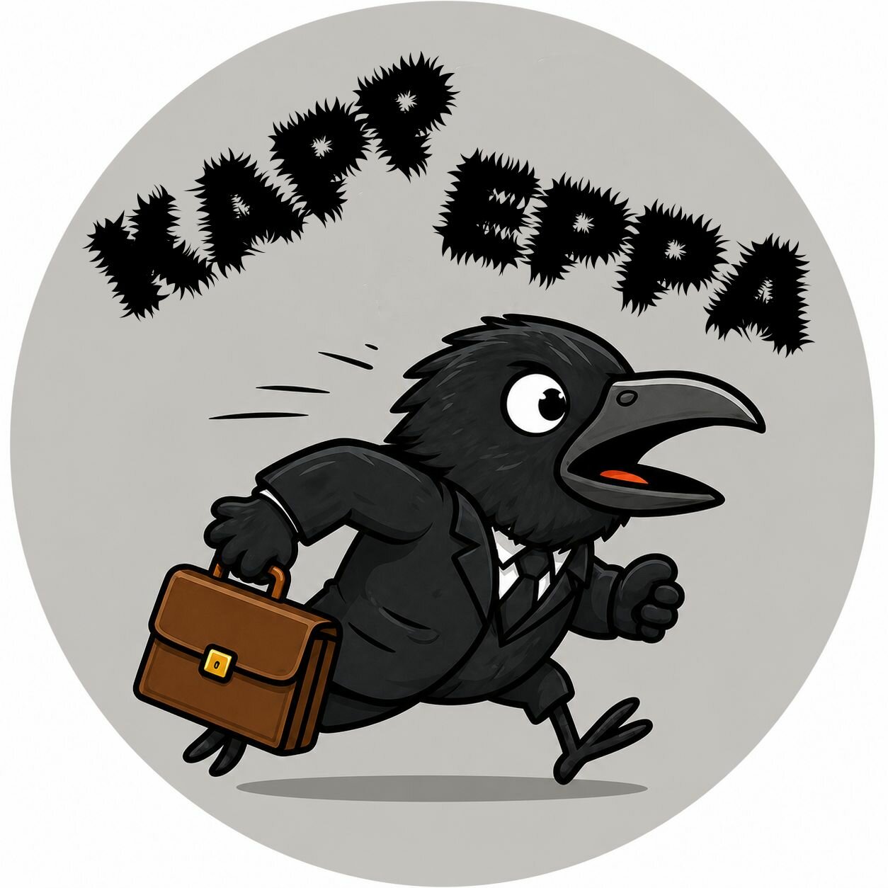 Значок круглый 37мм "Карр-ерра"
