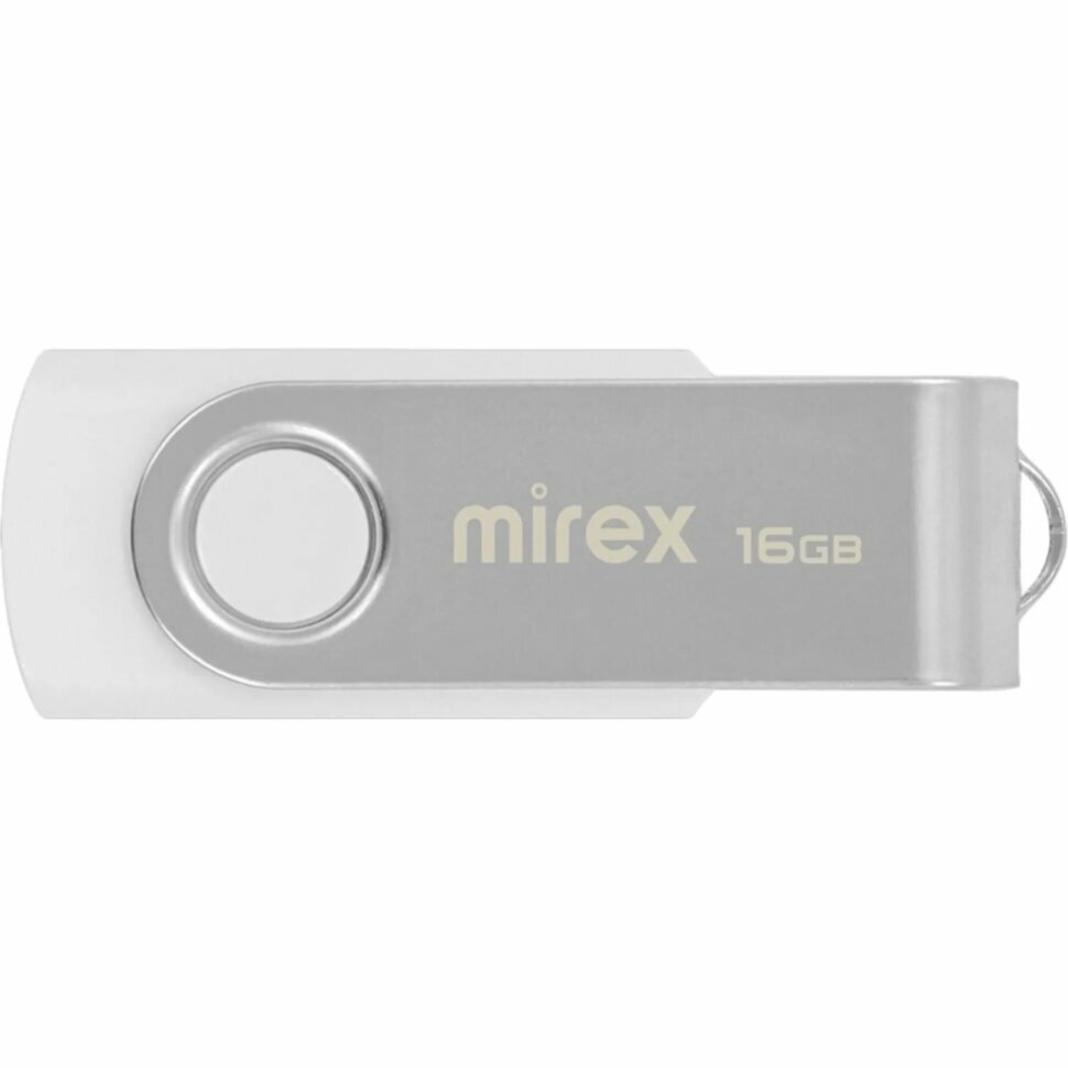 Флеш-память Mirex USB SWIVEL WHITE 16Gb (13600-FMUSWT16 ), 1835856