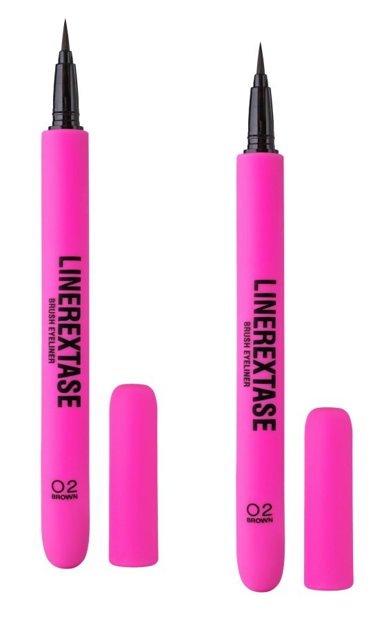 Подводка для глаз с кисточкой Vivienne Sabo eye-liner ‘’Linerextase” тон 02 2шт