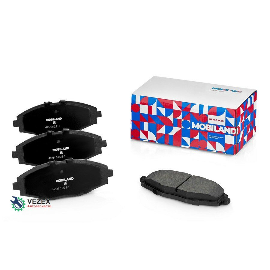 MOBILAND 429102310 колодки дисковые передние!\ Daewoo Matiz 0.8 98>