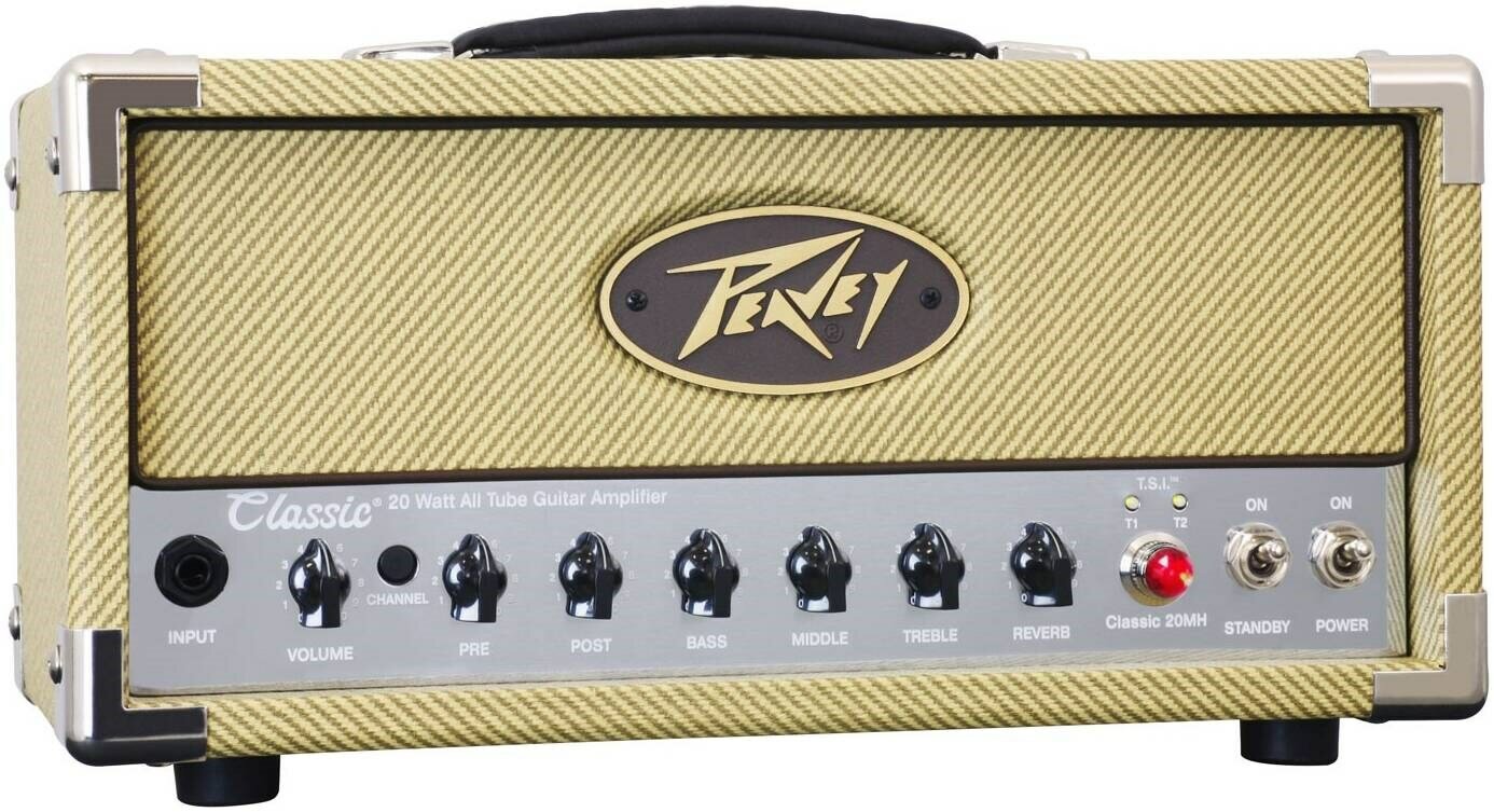 PEAVEY Classic 20 MH Ламповый гитарный усилитель "голова" с аттенюатором, Reverb, 2 канала, 20 Вт, ф