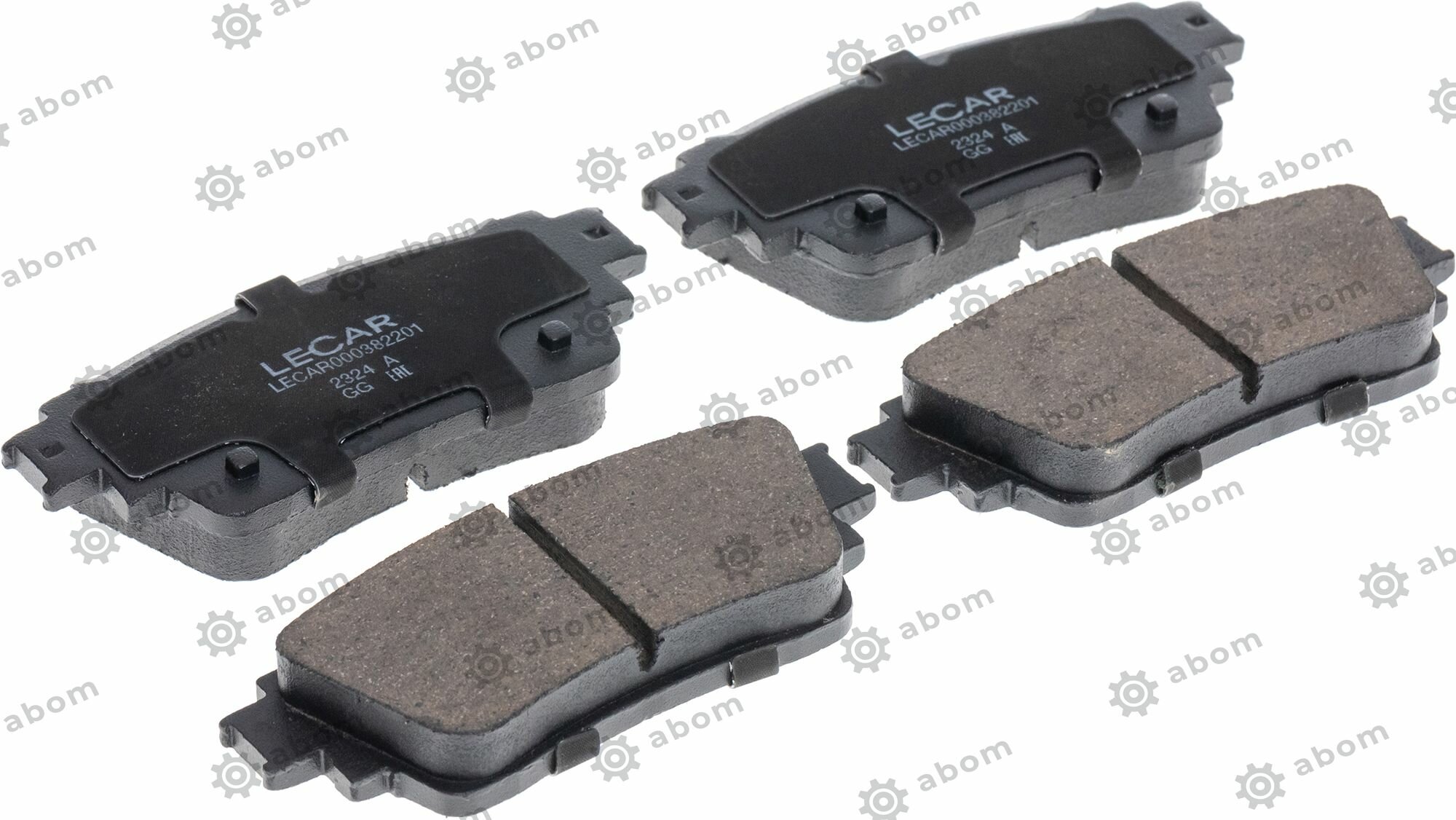 Тормозные колодки дисковые Задние сист. Advics Mitsubishi Outlander III 12- LECAR LECAR000382201
