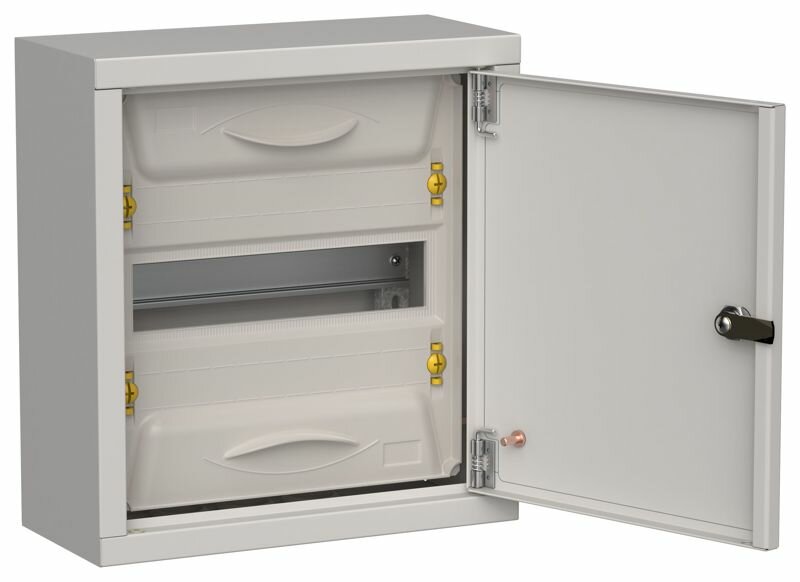 Корпус ЩРн-12 (1х12) TITAN 5 335х310х140 IP31 метал. сер. IEK TI5-50-N-012-31-7035