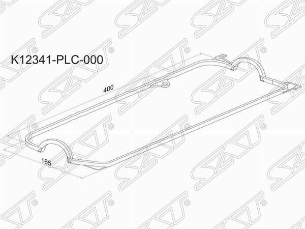 Прокладка клапанной крышки SAT K12341-PLC-000 HO D15B, D17A, Civic ES1