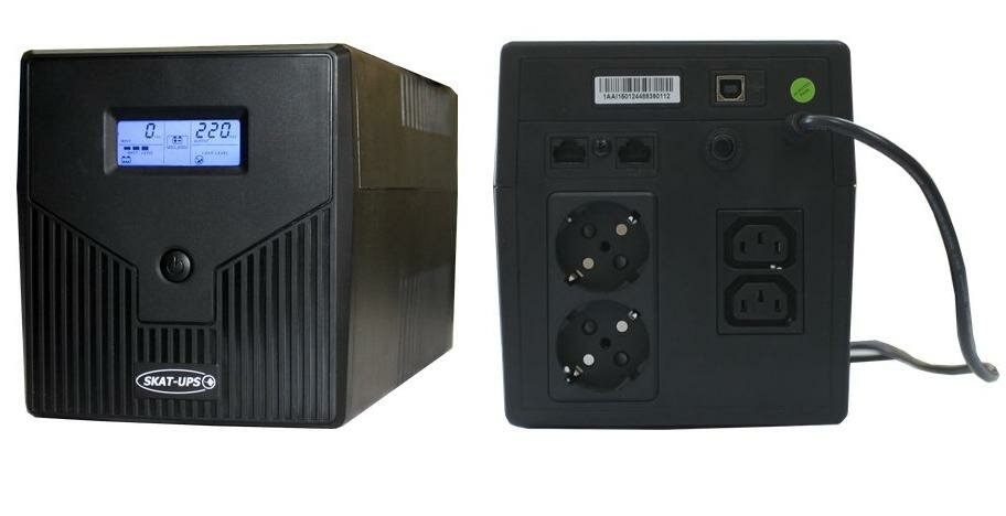 Источник бесперебойного питания 220В SKAT-UPS 1000/600 (456)