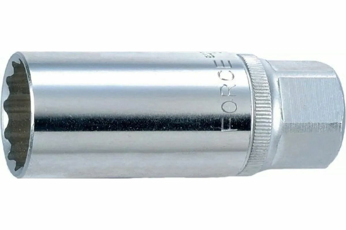 Головка свечная 21 мм 12-гранная 1/2DR L 70 мм магнитная FORCE 807420.6M