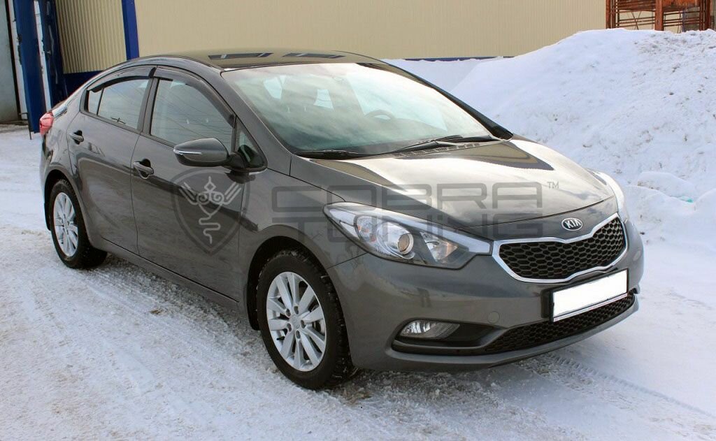 Дефлектора окон Kia Cerato III Sd 2012 для Kia Cerato III Sd 2012 Cobra tuning K13612