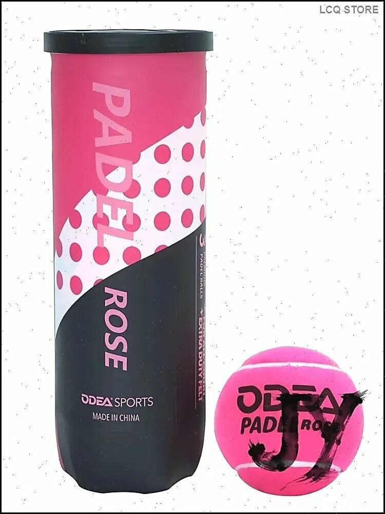 ODEA Padel Tennis Ball Set - 3 Balls, 56-59.4g, Diameter 6.35-6.77cm, High Bounce Quality — фото 1