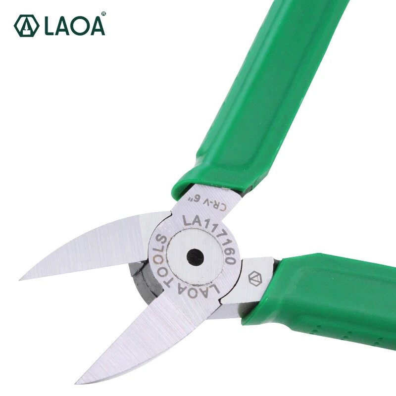 LAOA Пластиковые кусачки 5.5" LA117135, зеленые