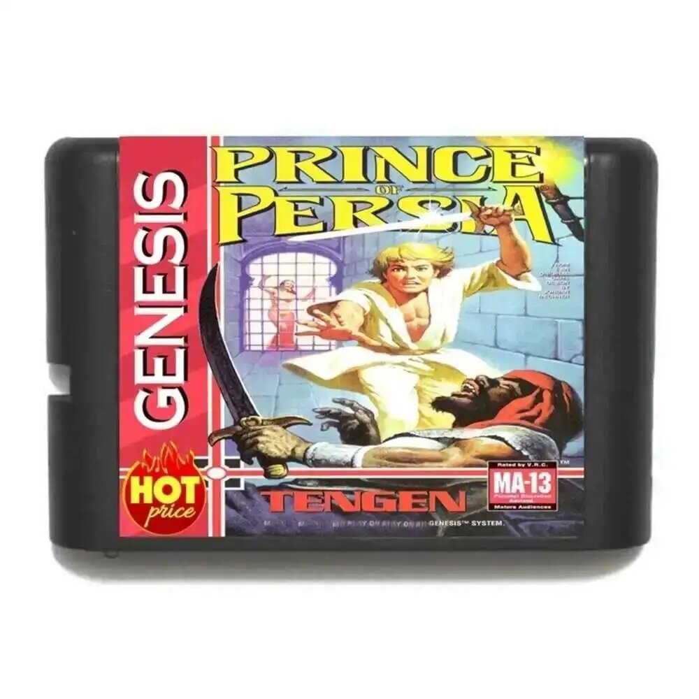 Карта Prince Of Persia Sega Mega Drive, PAL-E