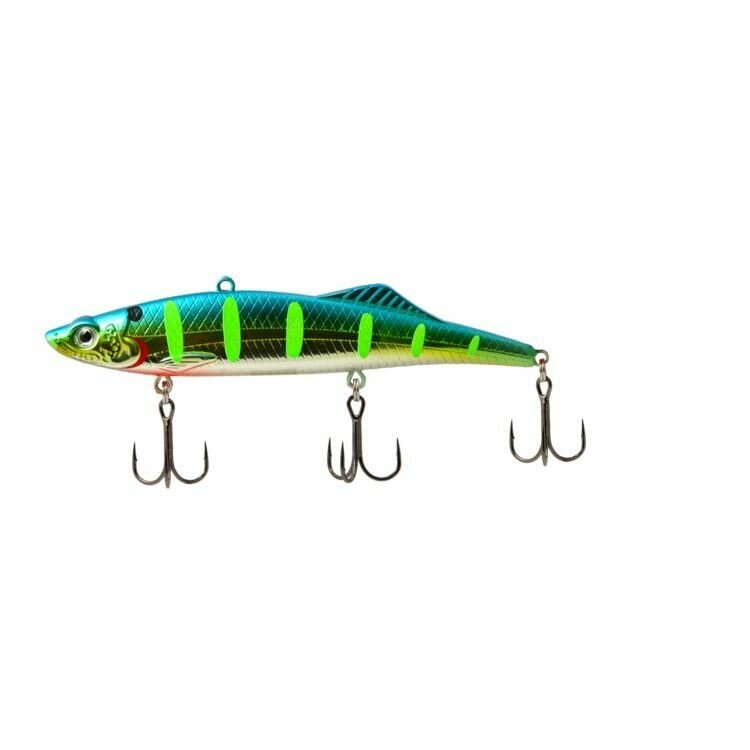 Виб на судака EcoPro Kuda 105 мм 35 гр 099 Neon Shad; виб для зимней рыбалки на судака, щуку, окуня